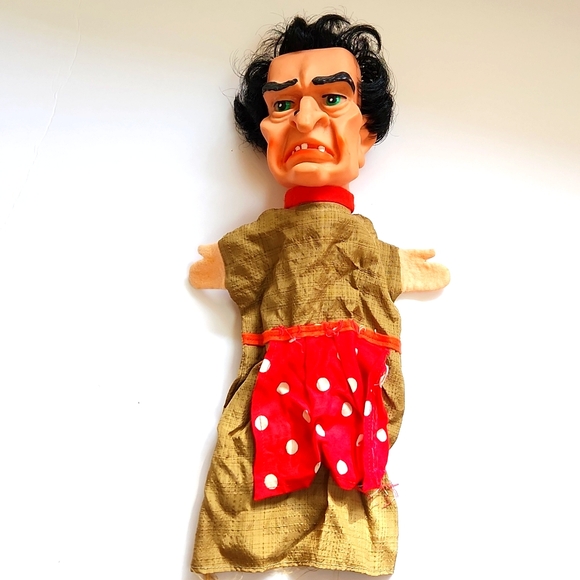 Toys | Vintage Old Women Ugly Hand Puppet Mid Century | Poshmark